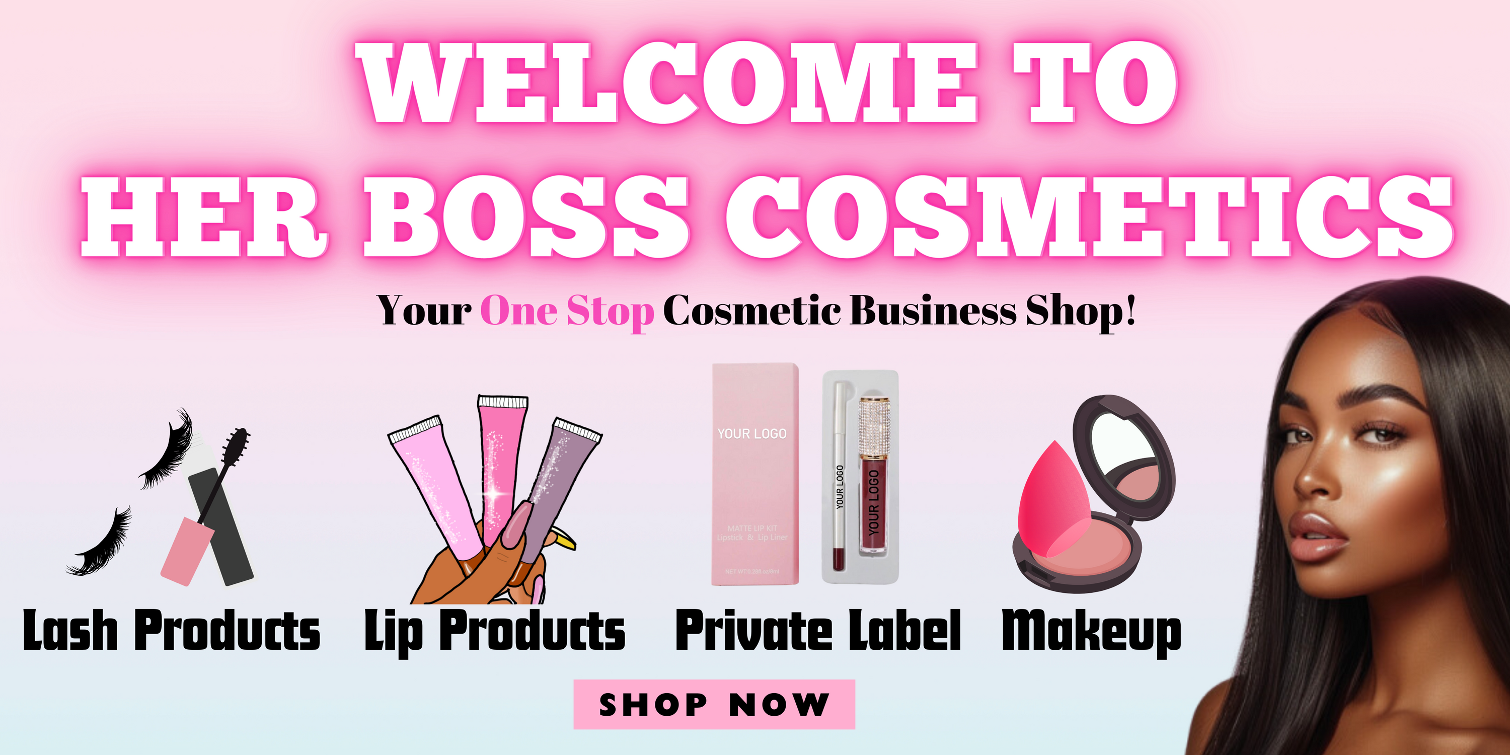Her Boss Cosmetics | Lip Gloss and Wholesale Cosmetics