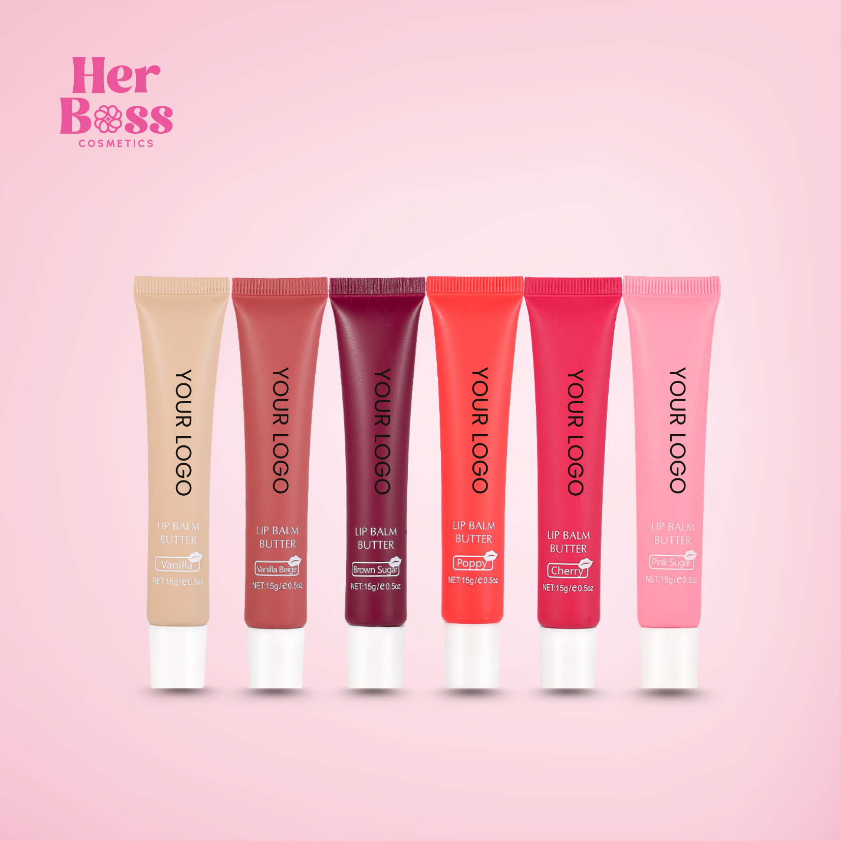 Private Label Customized Lip Butter Balm – Her Boss Cosmetics